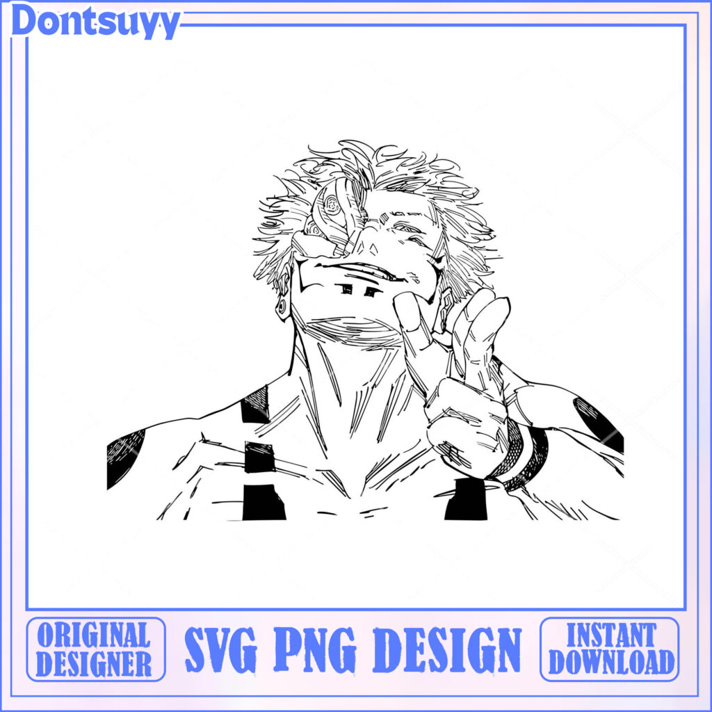 Gojo Satoru Jujutsu Kaisen Art - High-quality SVG and PNG files for ...