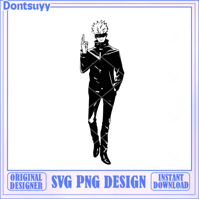 Gojo Satoru JJK Silhouette - High-quality SVG and PNG files for ...
