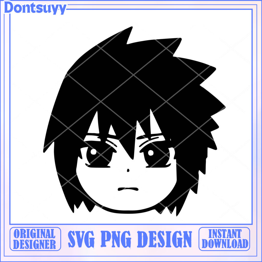 Anime Boy SVG PNG Design - High-quality SVG and PNG files for creative ...