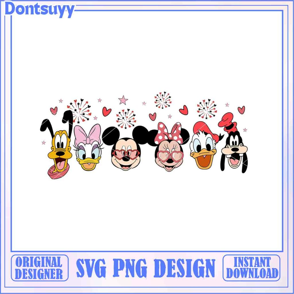 Whimsical Disney Character SVG Set – Instant Download for Craft Lovers ...