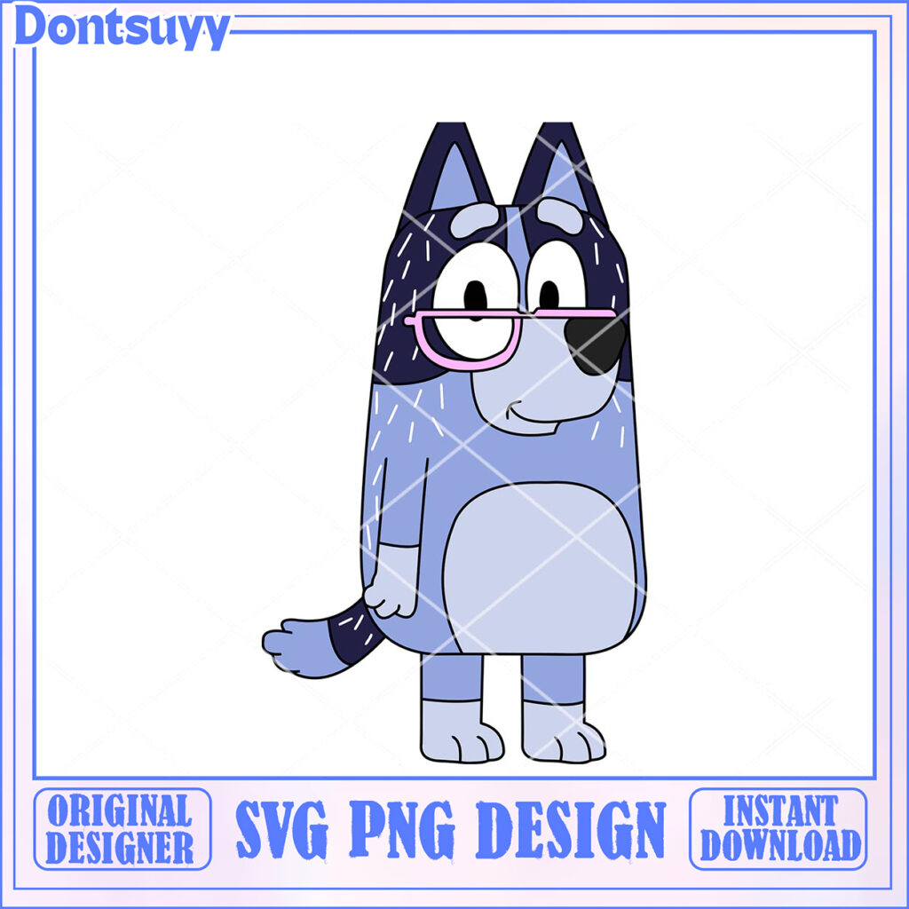 Bluey School Theme Bluey TV Series SVG PNG Design - High-quality SVG ...