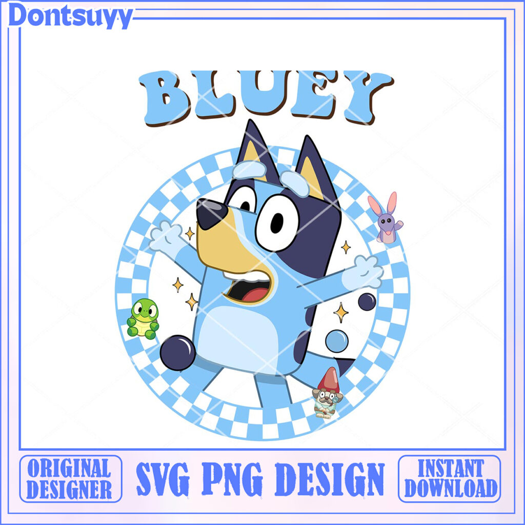 Bluey Playful Adventure Bluey Series SVG PNG Design - High-quality SVG ...