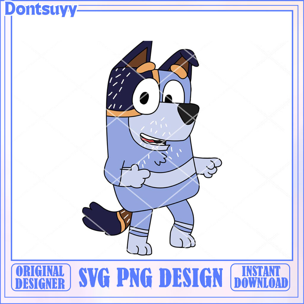 Bluey Fun Character Bluey Series SVG PNG Design Download - High-quality ...