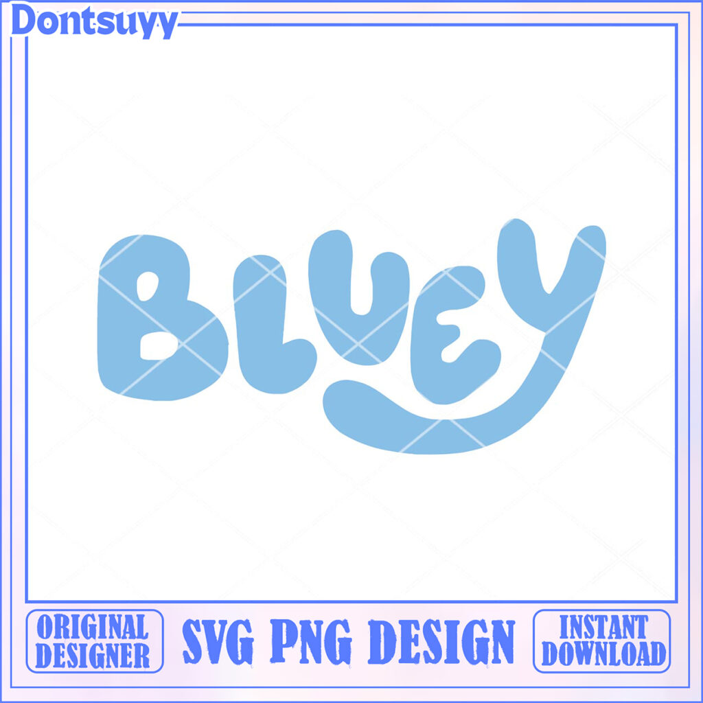 Bluey Character Design from the Bluey Series SVG PNG - High-quality SVG ...
