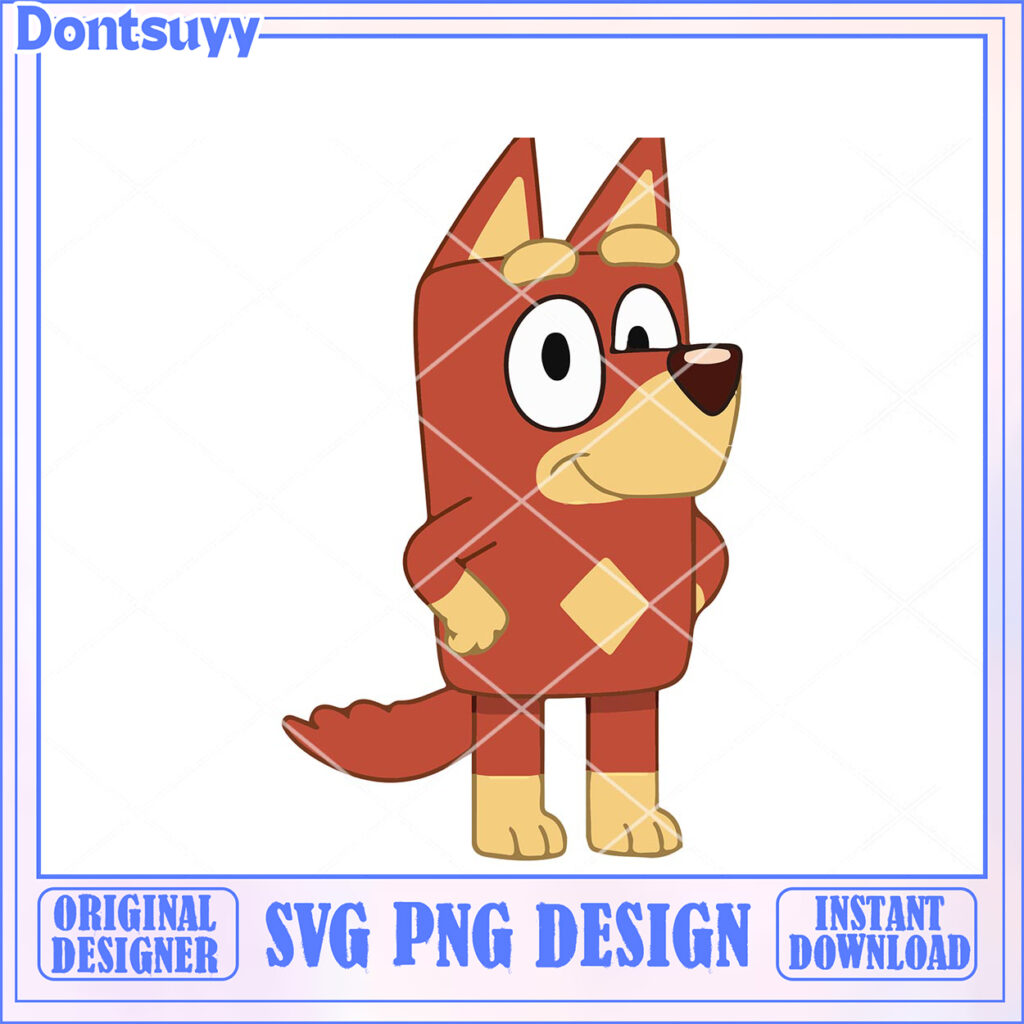 Bluey Character Digital Art Bluey TV Series SVG PNG - High-quality SVG ...