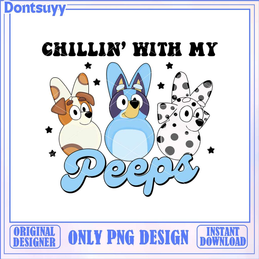 Chillin' with My Peeps Cute Animal PNG Design for Fun Prints - High ...