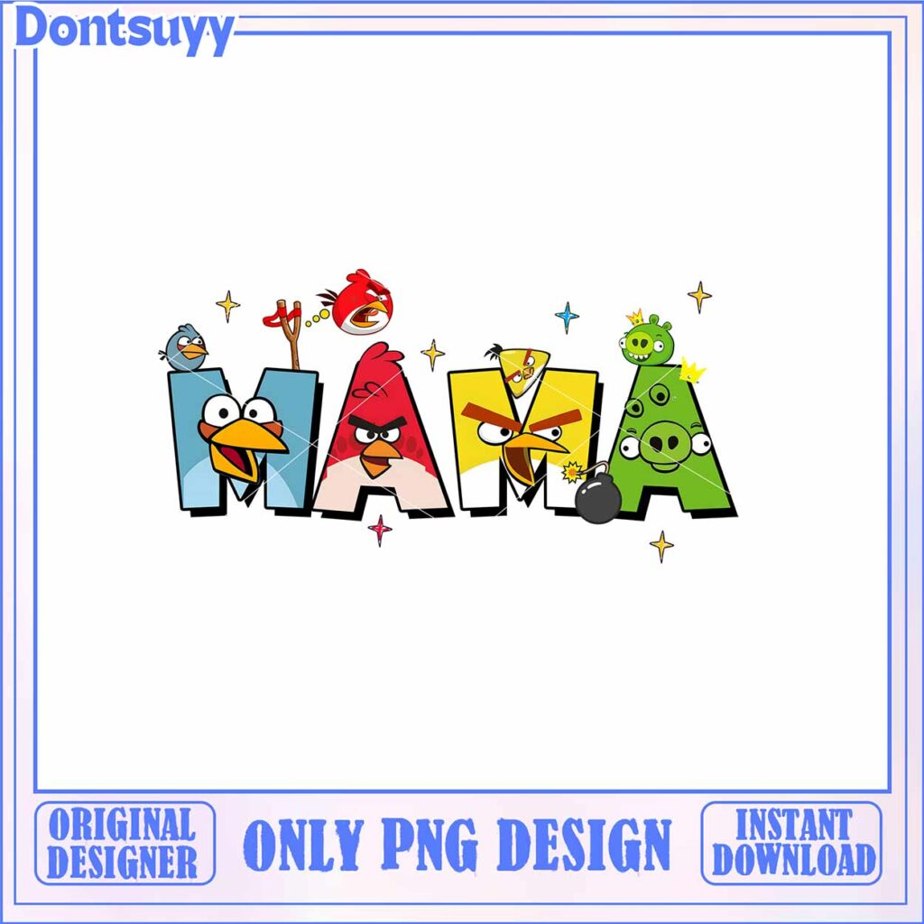 Angry Birds Themed PNG Design for Fun Party Decorations - High-quality ...