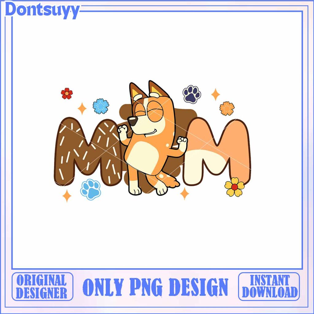 Adorable Dog Illustration with 'Mmm' Text – PNG Downloadable Art - High ...