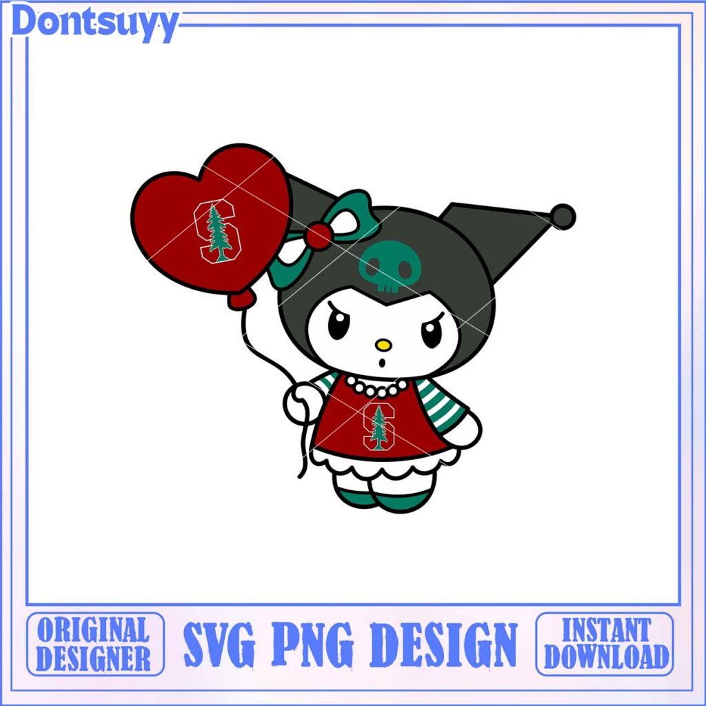 Cute Character with Balloon SVG Format for Instant Download - High ...