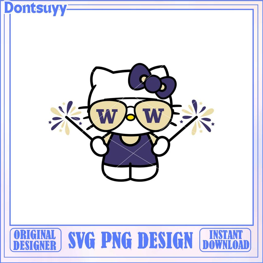 Cute Character SVG Design with Glasses and Pom Poms Download - High ...
