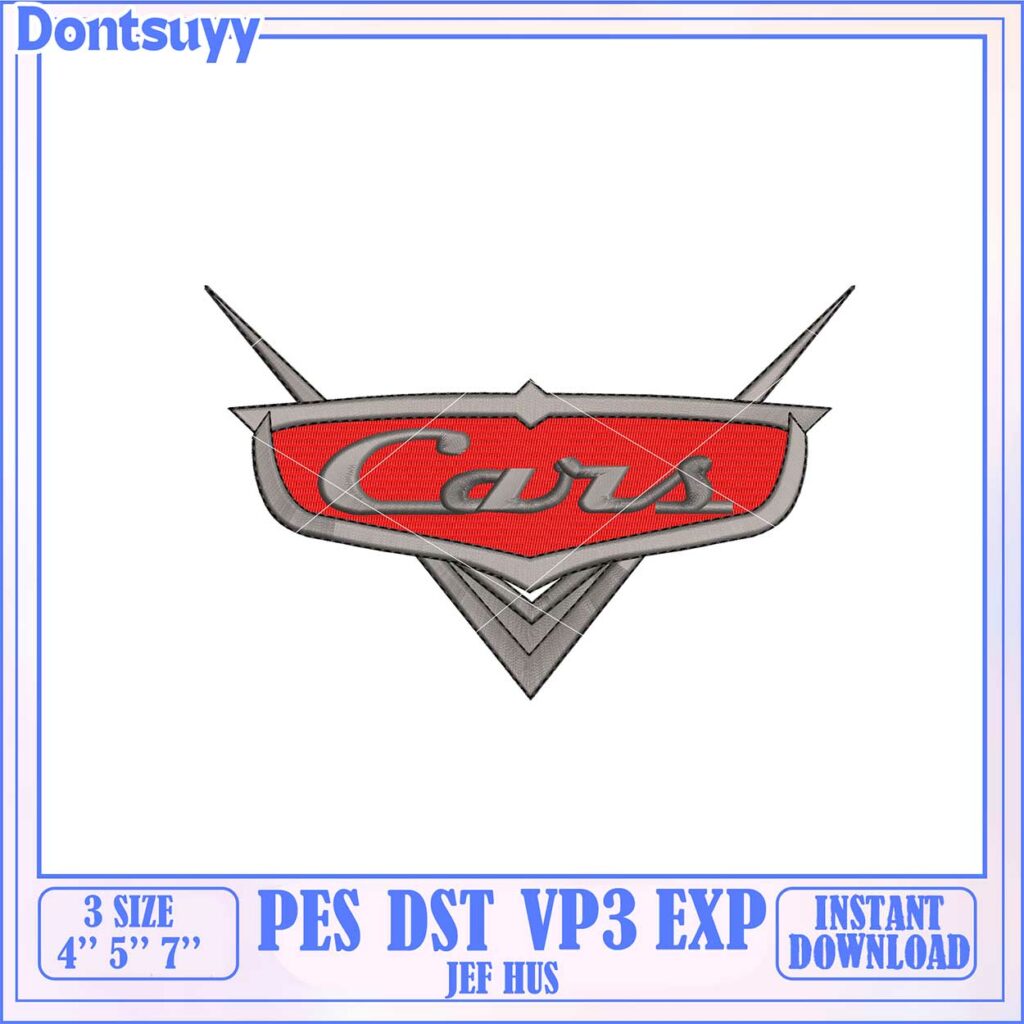 Cars Embroidery Design Instant Download Multi Size Format - High ...