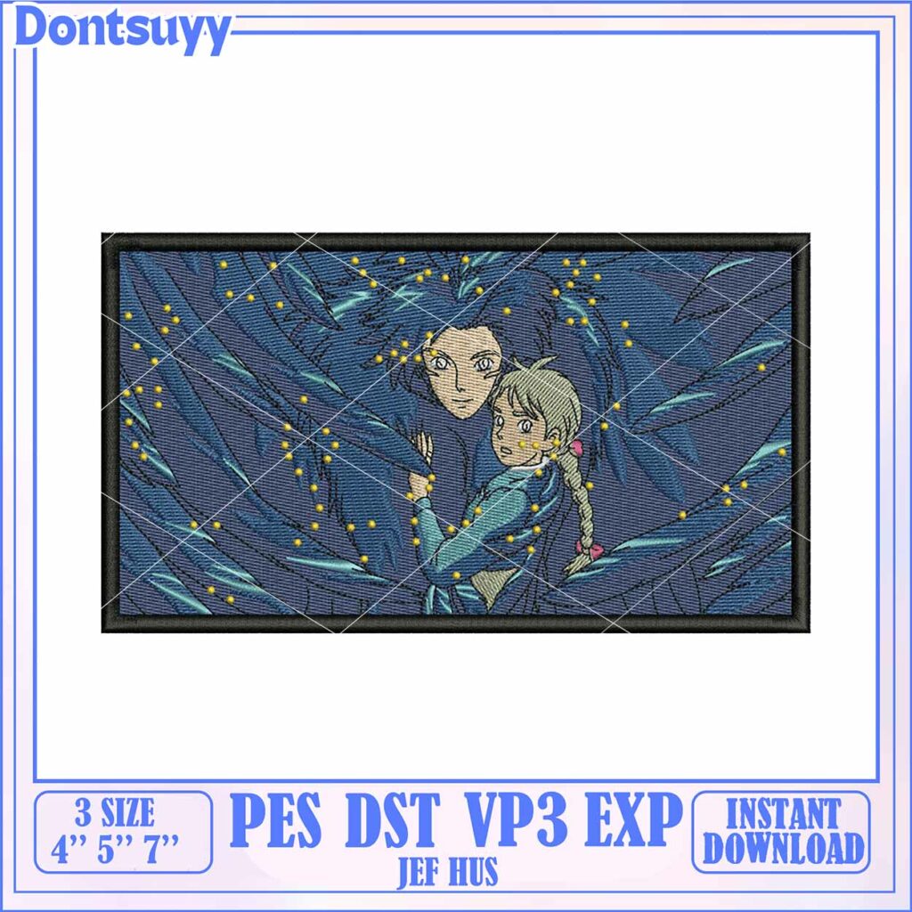 Magical Characters Embroidery Design Instant Download Format PES - High ...