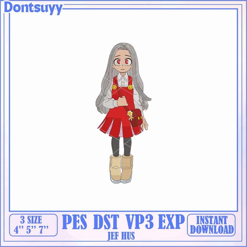 Cute Character Embroidery Design for Instant Download Files - High ...