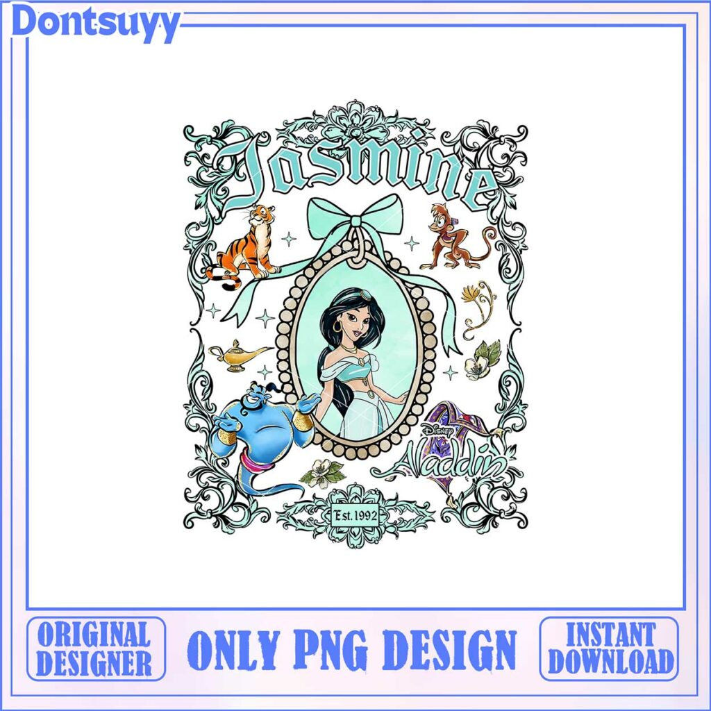Jasmine Aladdin PNG Design Instant Download for Fans and Collectors ...