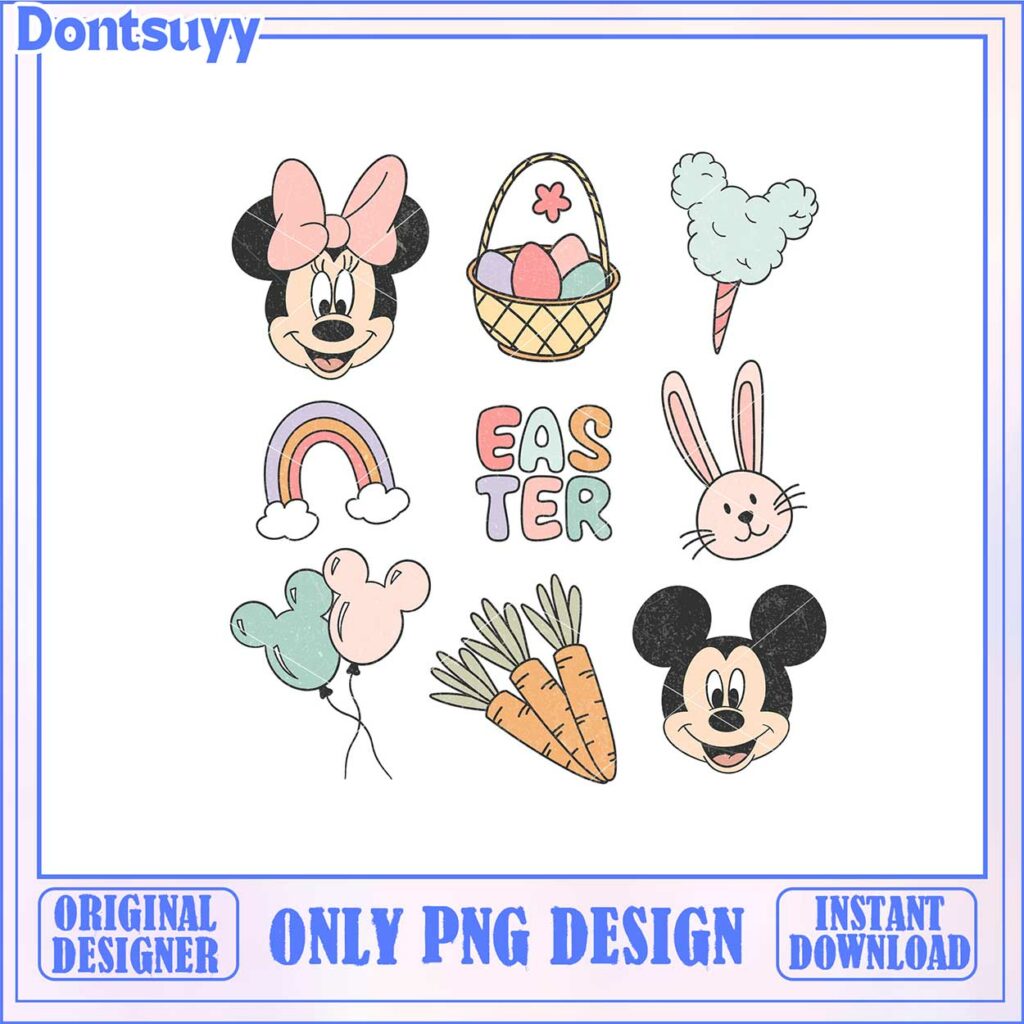 Minnie Mouse Easter PNG Clipart for Downloadable Designs - High-quality ...