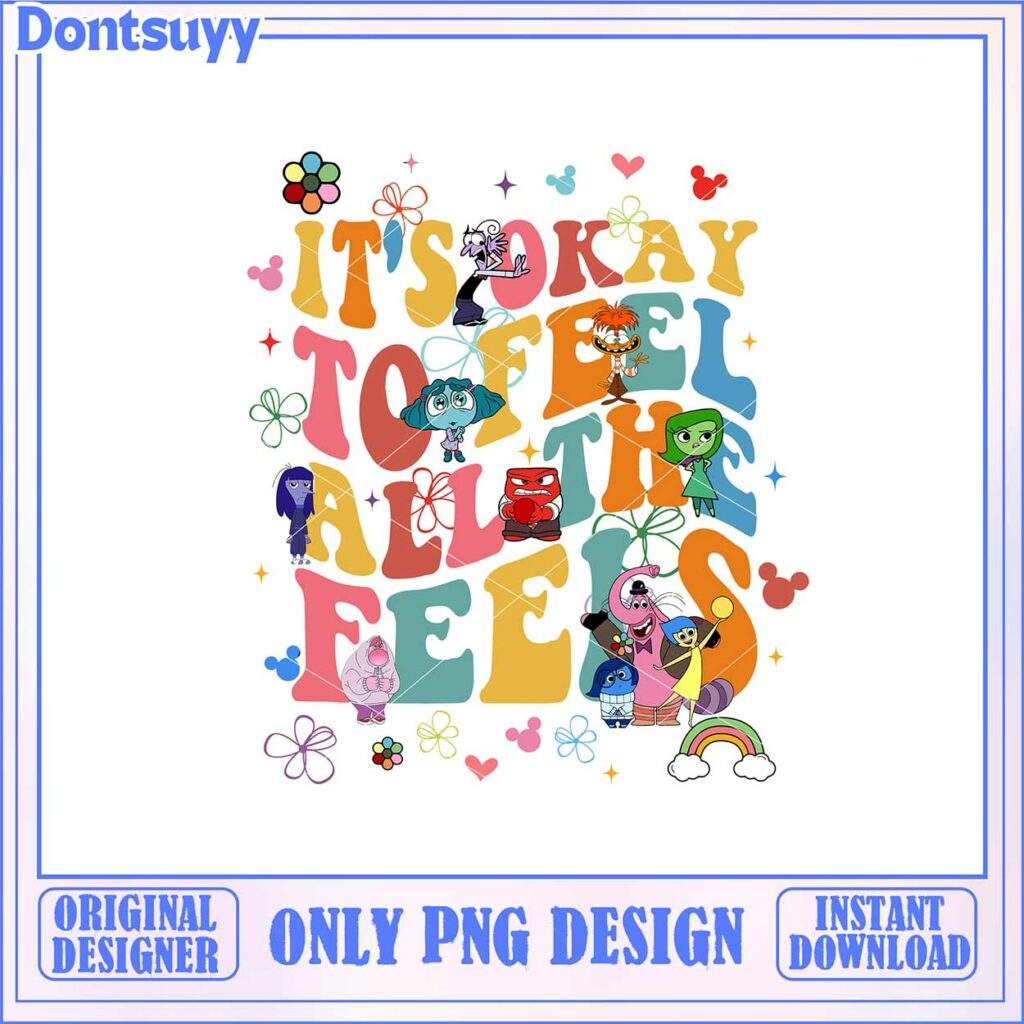 Colorful Emotions Quote PNG Design for Downloadable Art Print - High ...