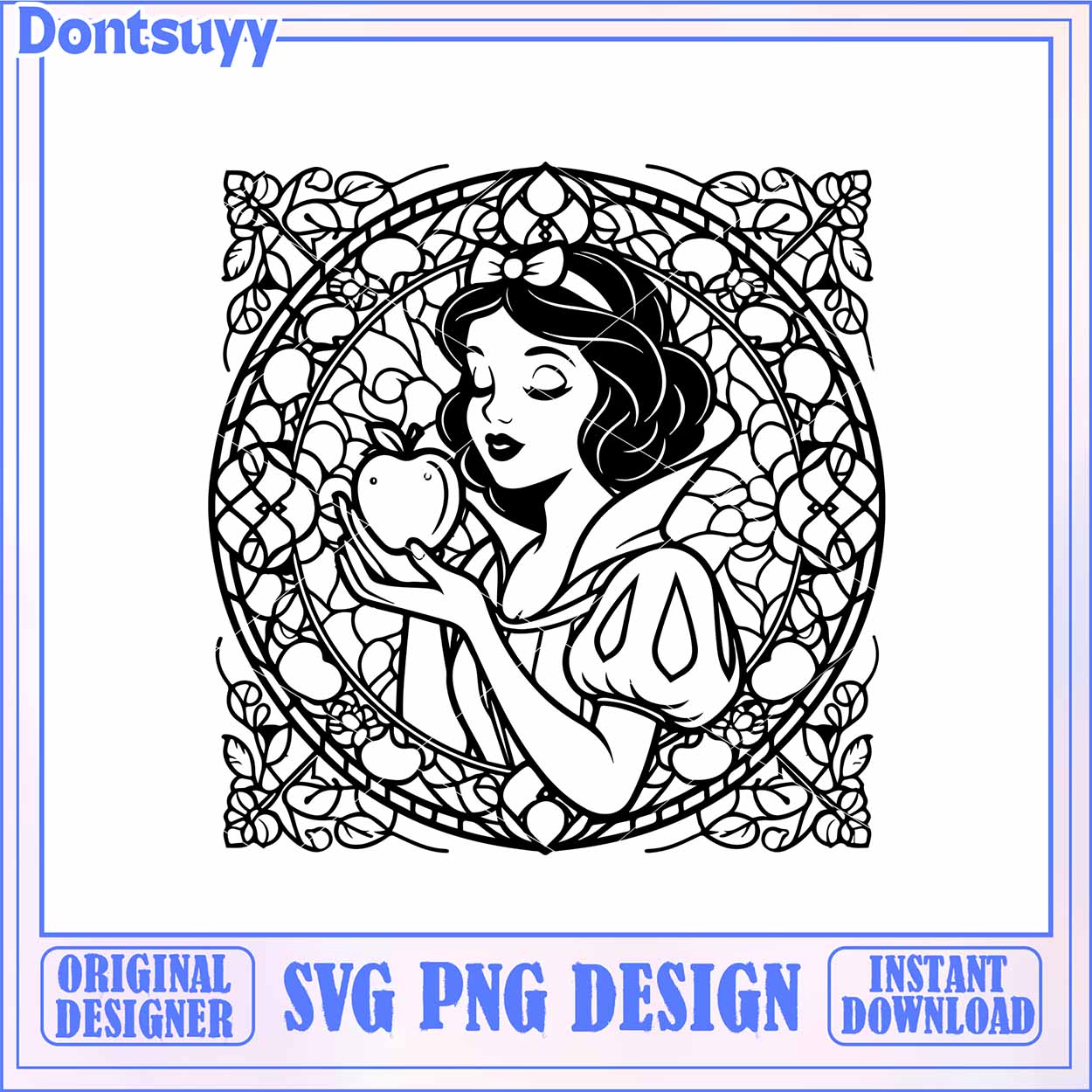 Elegant Snow White Design for SVG and PNG Art Projects - High-quality ...