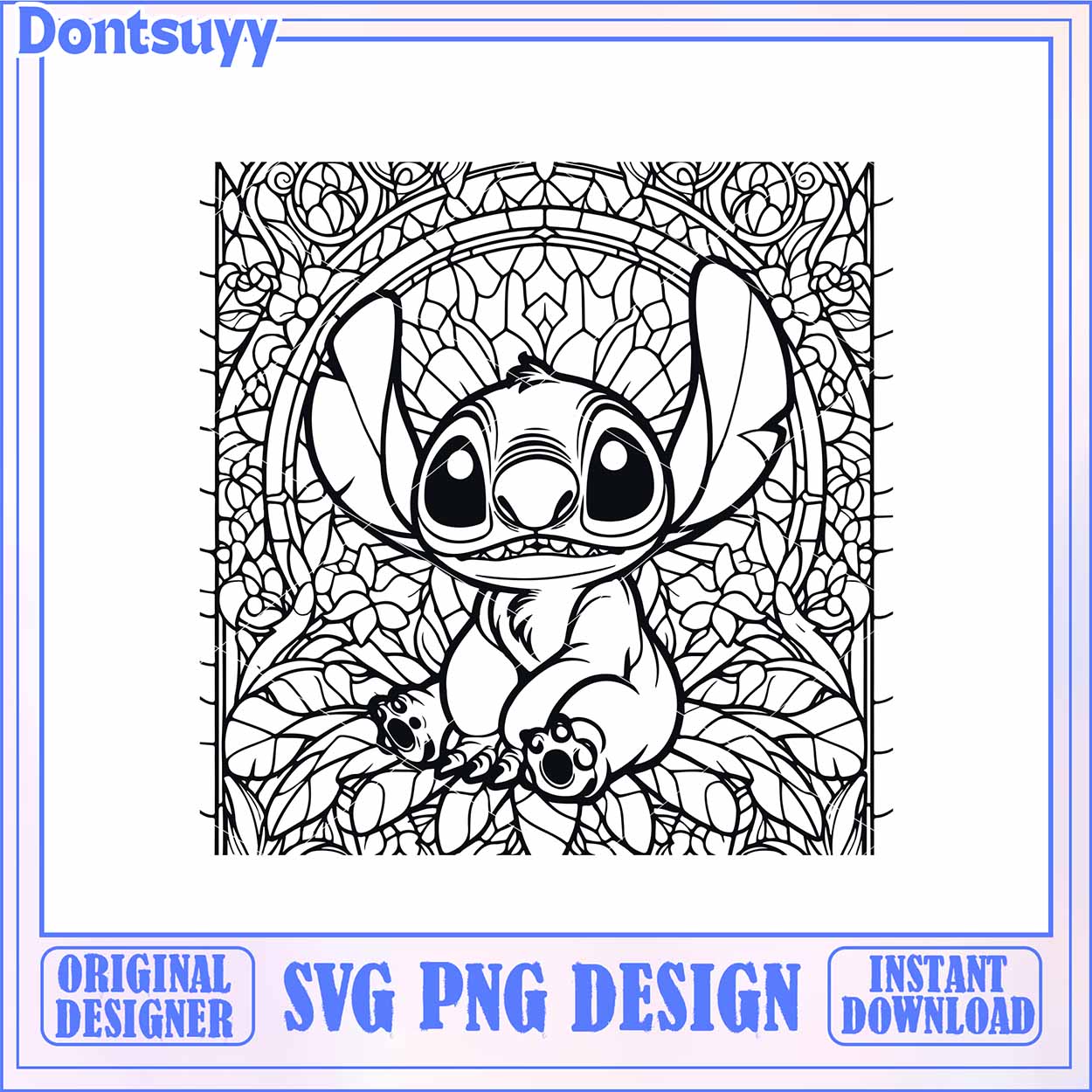 Cute Cartoon Character SVG Design for Instant Download Art - High ...