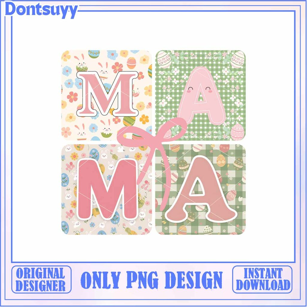 Cute Mama Lettering PNG Design for Instant Downloadable Art Print ...