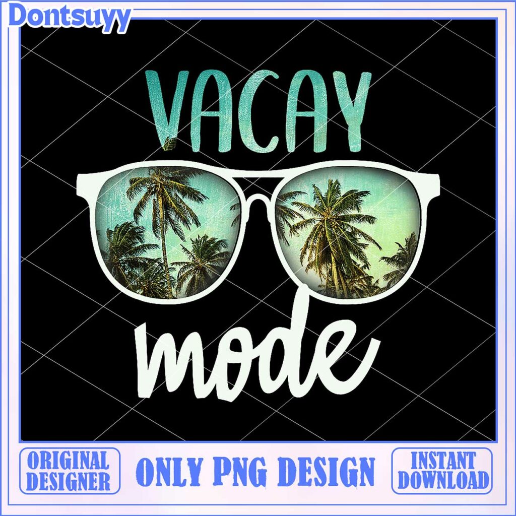 Vacay Mode Sunglasses PNG Design - High-quality SVG and PNG files for ...