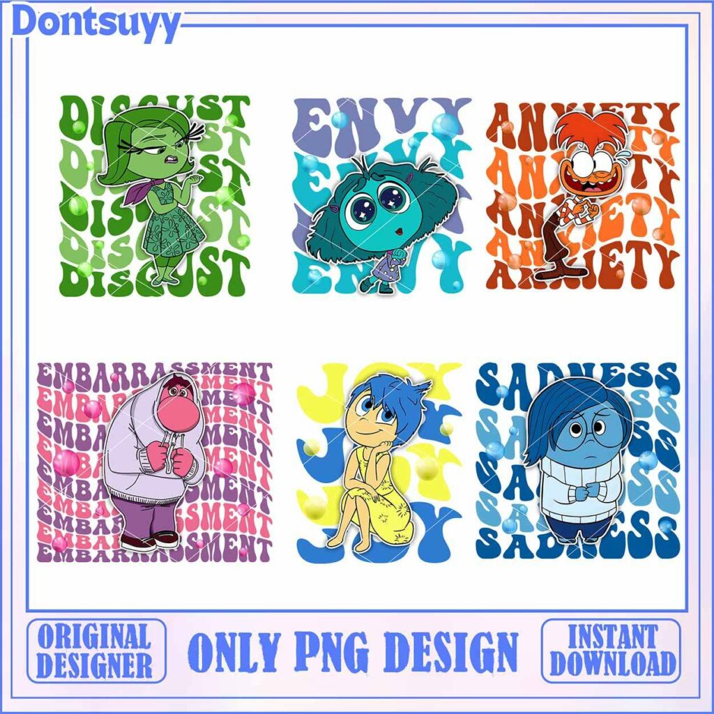 Inside Out PNG Designs Bundle - High-quality SVG and PNG files for ...