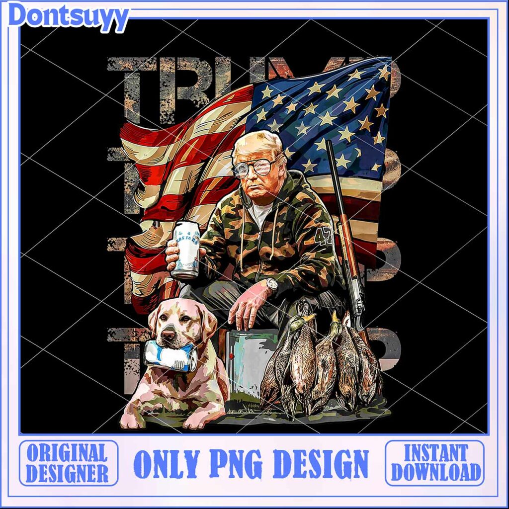 Trump Hunting Dog PNG Design - High-quality SVG and PNG files for ...
